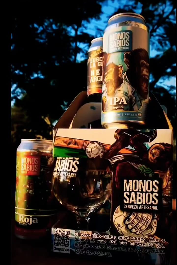 Refrescá tu finde XXL con una rica cerveza de Monos Sabios